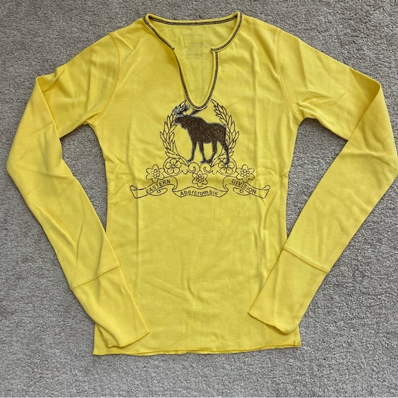 Abercrombie & Fitch | Tops | Vintage Y2k Af Abercrombie Fitch Long Sleeve Tee Nwt | Poshmark